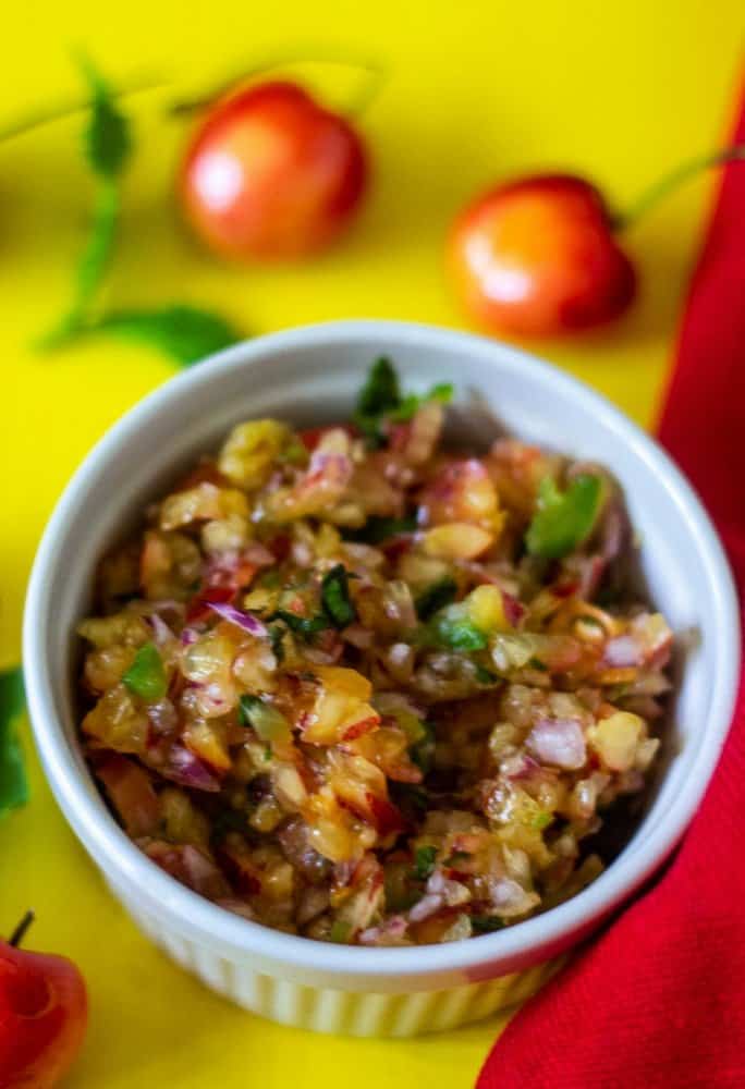 Easiest Fresh Cherry Salsa Recipe | Everyday Eileen