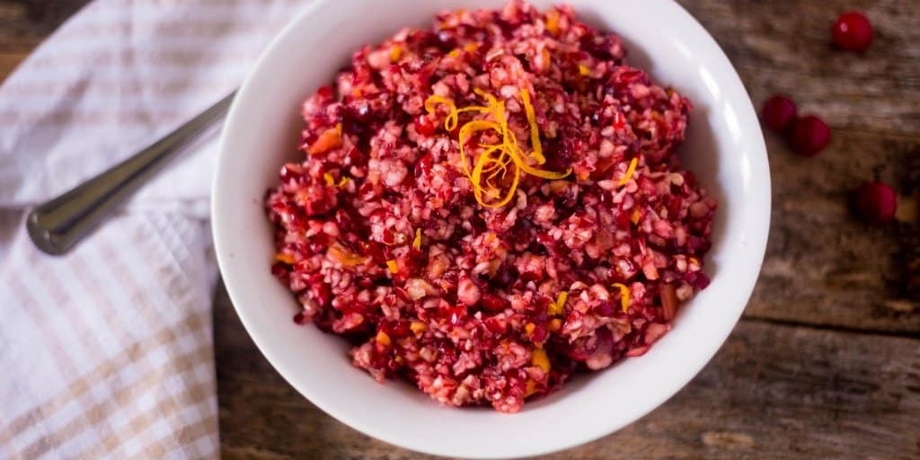 Quick and Easy Cranberry Orange Relish - Everyday Eileen