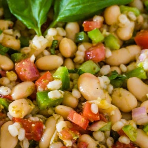 Easy Tuscan Bean Salad - Everyday Eileen