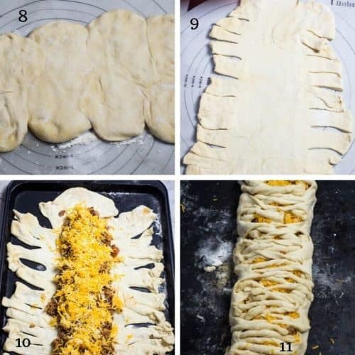 Halloween Mummy Taco Bread - Everyday Eileen