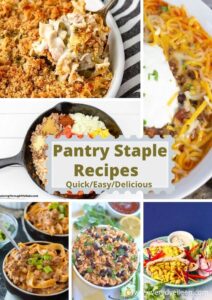 Quick and Easy Pantry Staple Recipes - Everyday Eileen