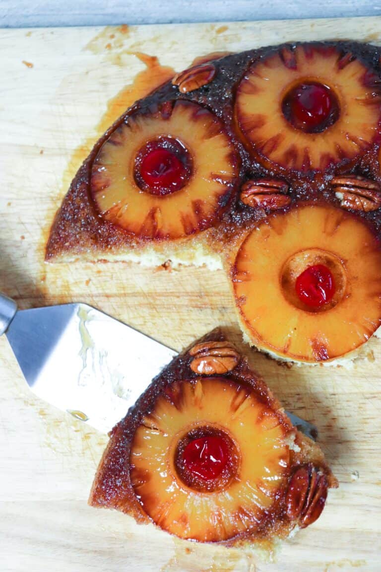 Cast Iron Pineapple Upside Down Cake - Everyday Eileen