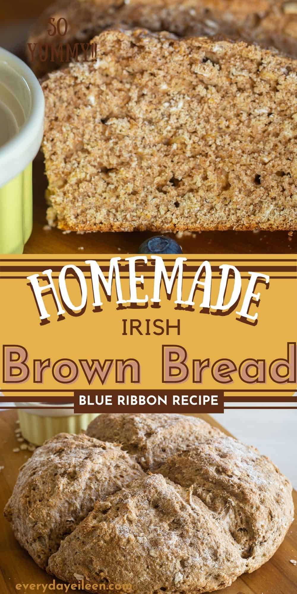 Irish Brown Bread Recipe - Everyday Eileen