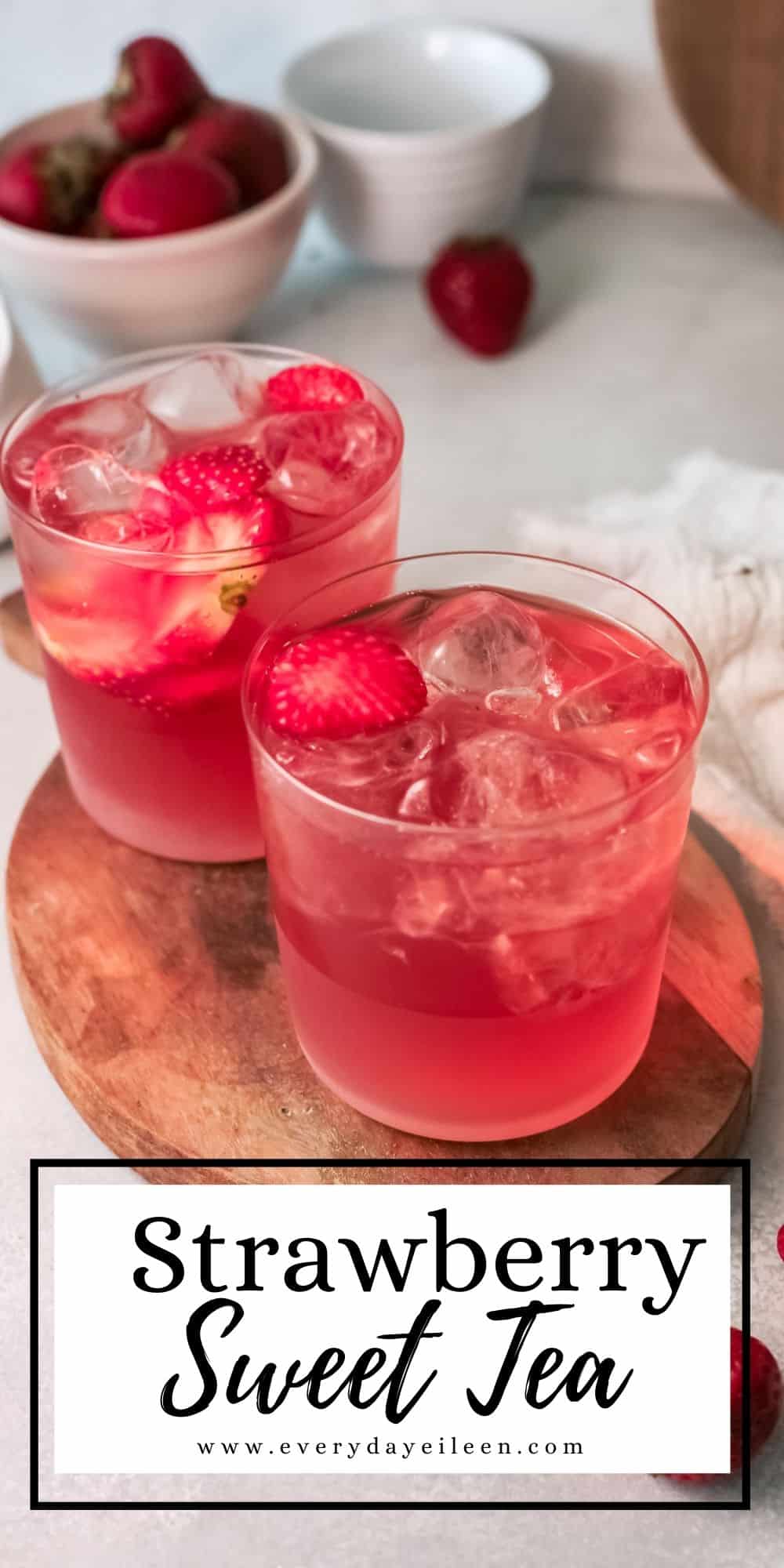 Strawberry Iced Tea | Everyday Eileen