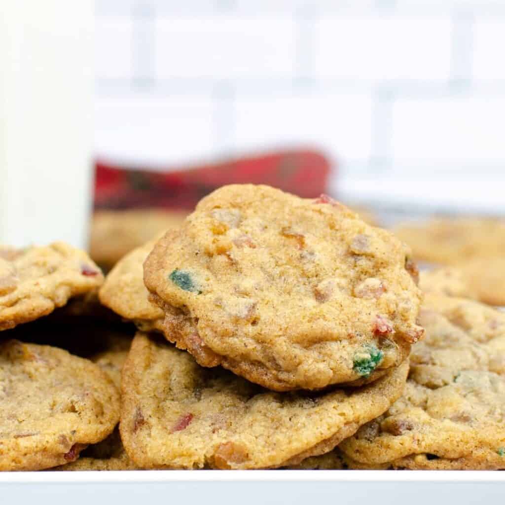 Easy Fruitcake Cookies Recipe - Everyday Eileen