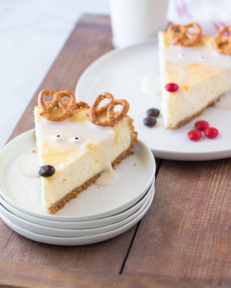 Reindeer Cheesecake Recipe - Everyday Eileen