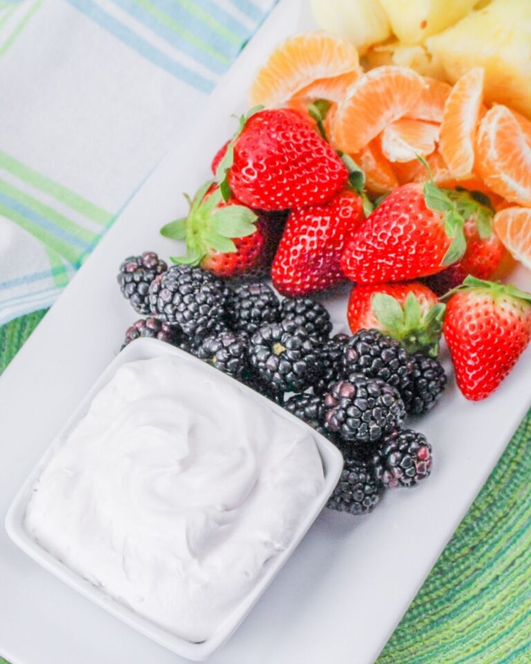 Marshmallow Fluff Fruit Dip - Everyday Eileen