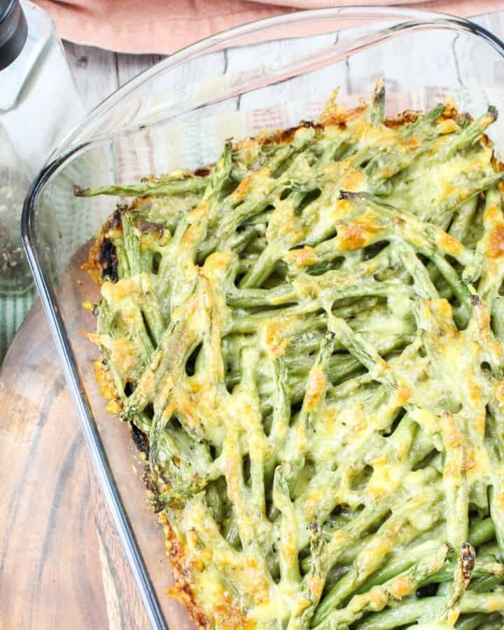 Cheesy Green Beans - Everyday Eileen