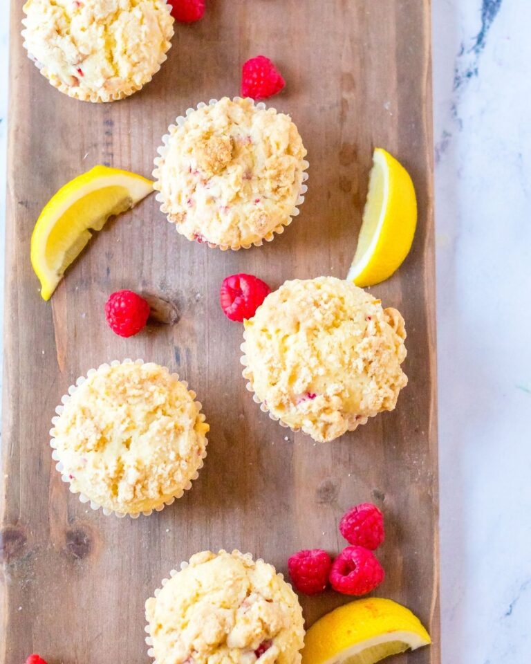 Lemon Raspberry Muffins - Everyday Eileen