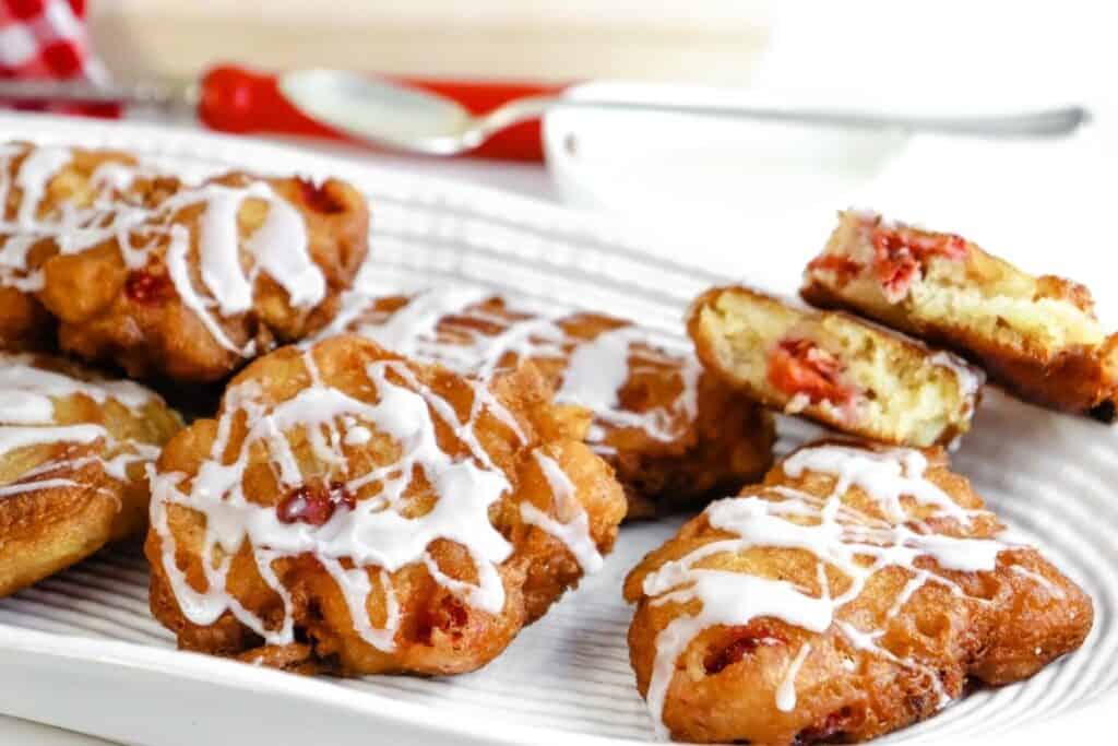 Apple Cherry Fritters Recipe - Everyday Eileen