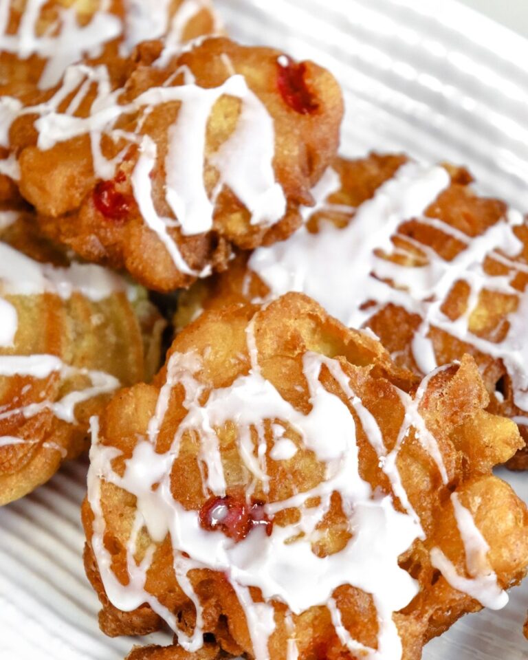 Apple Cherry Fritters Recipe - Everyday Eileen