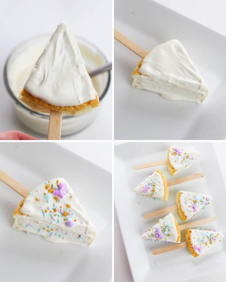 No-Bake Cheesecake Sticks - Everyday Eileen