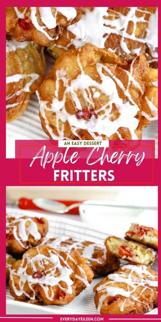 Apple Cherry Fritters Recipe - Everyday Eileen