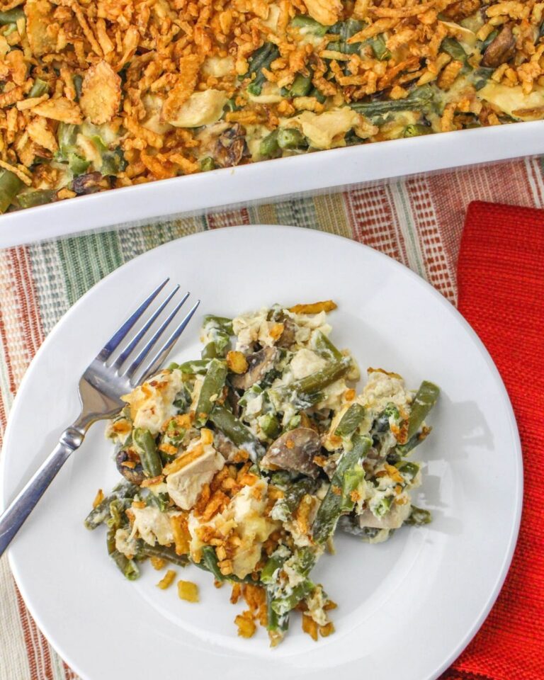 Chicken and Green Bean Casserole - Everyday Eileen