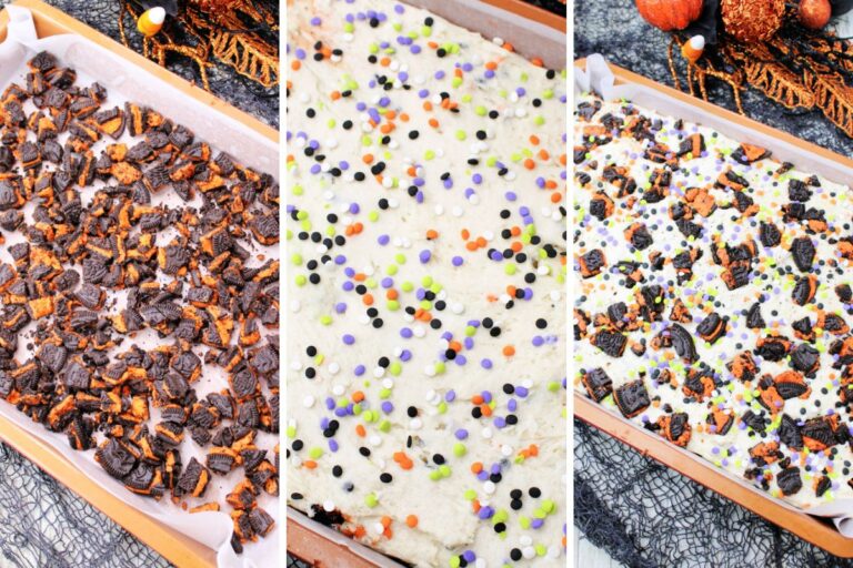 Halloween Oreo Cake Bars - Everyday Eileen