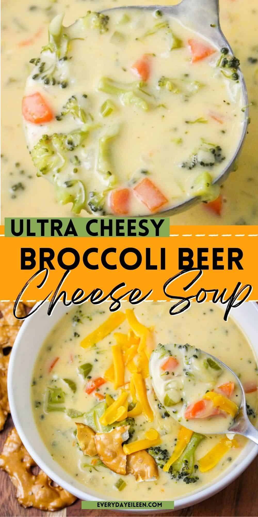 Broccoli Beer Cheese Soup - Everyday Eileen