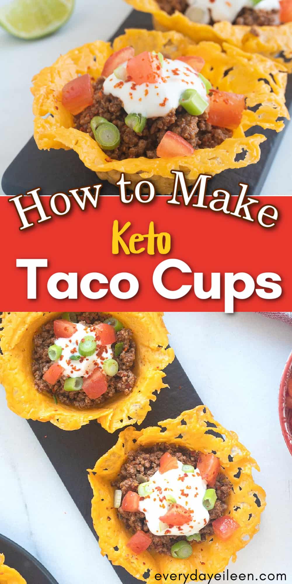 Keto Taco Cups Recipe - Everyday Eileen