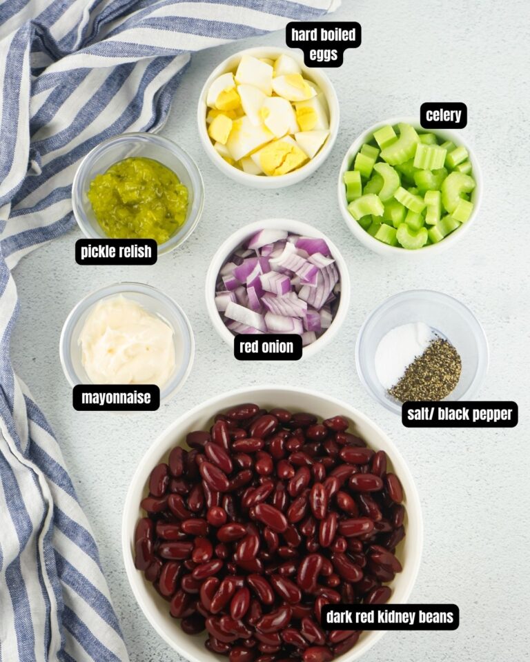 Old Fashioned Kidney Bean Salad - Everyday Eileen