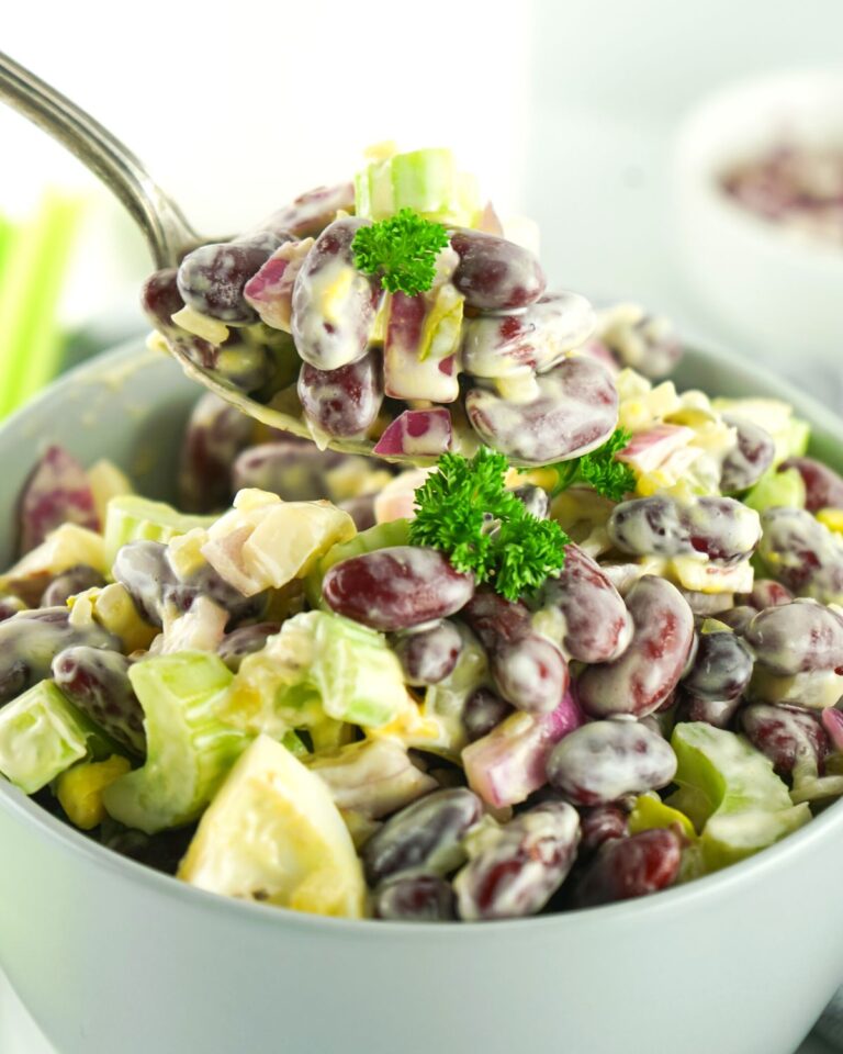 Old Fashioned Kidney Bean Salad - Everyday Eileen