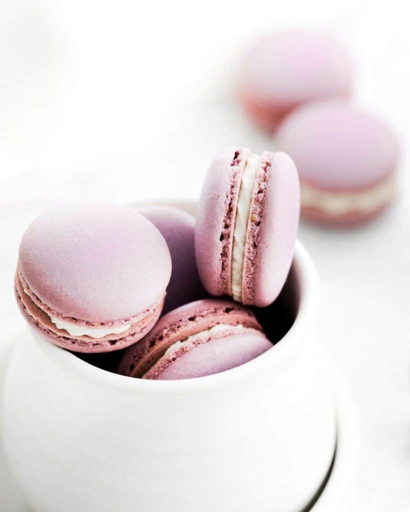Lavender Macarons - Everyday Eileen