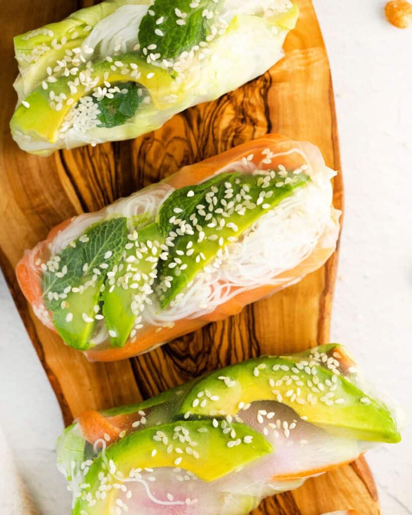 Avocado Spring Rolls Recipe - Everyday Eileen