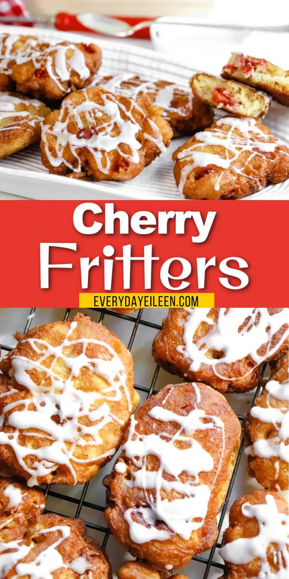 Apple Cherry Fritters Recipe - Everyday Eileen
