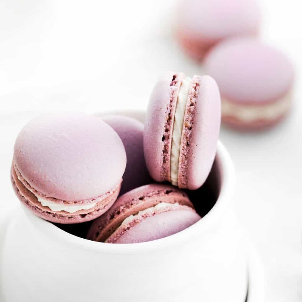 Lavender Macarons - Everyday Eileen