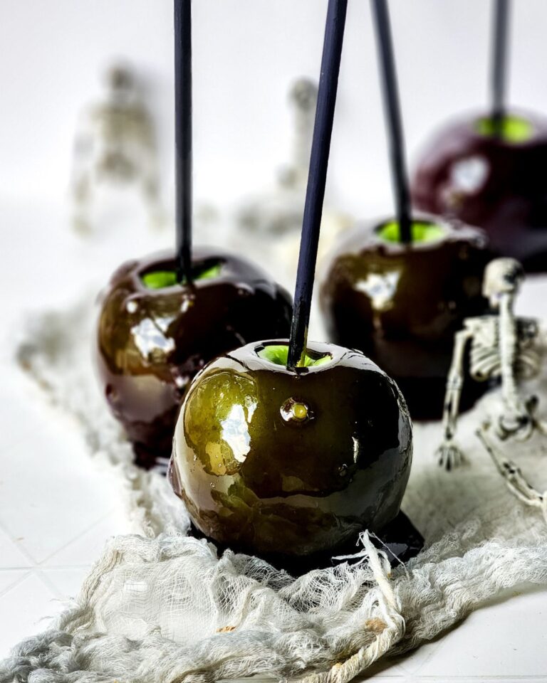 Halloween Poison Candy Apple Recipe - Everyday Eileen