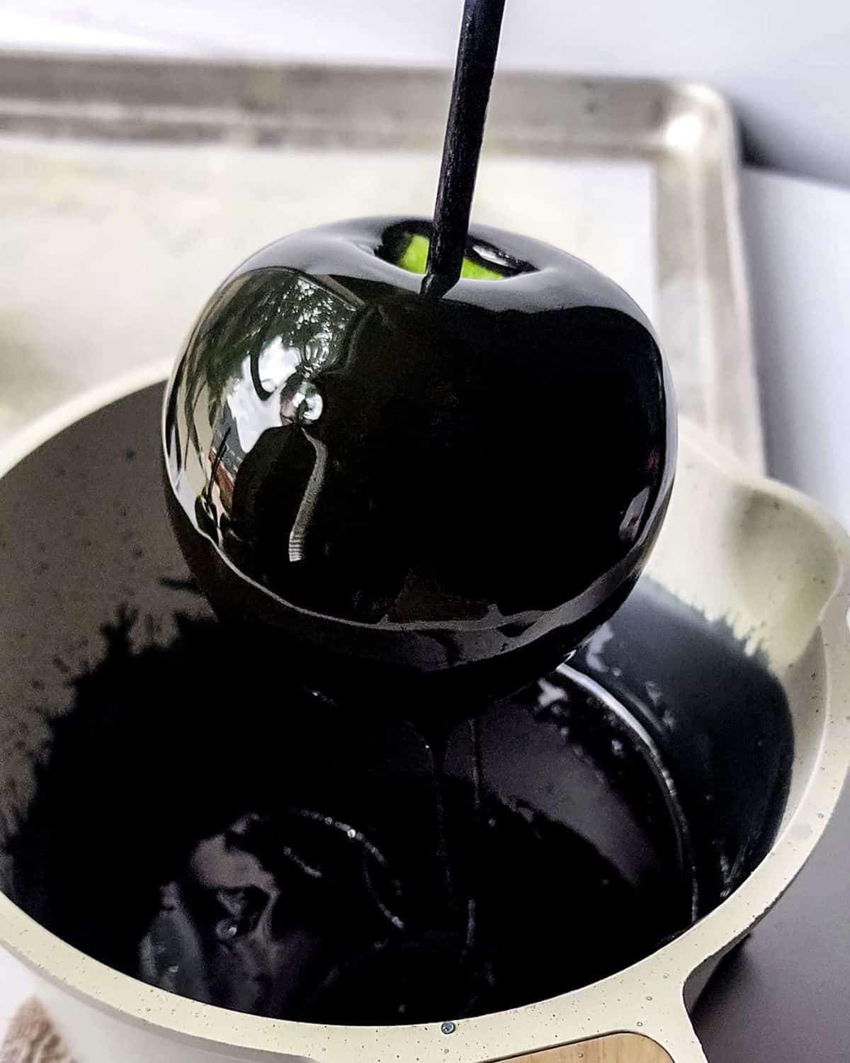 Halloween Poison Candy Apple Recipe - Everyday Eileen