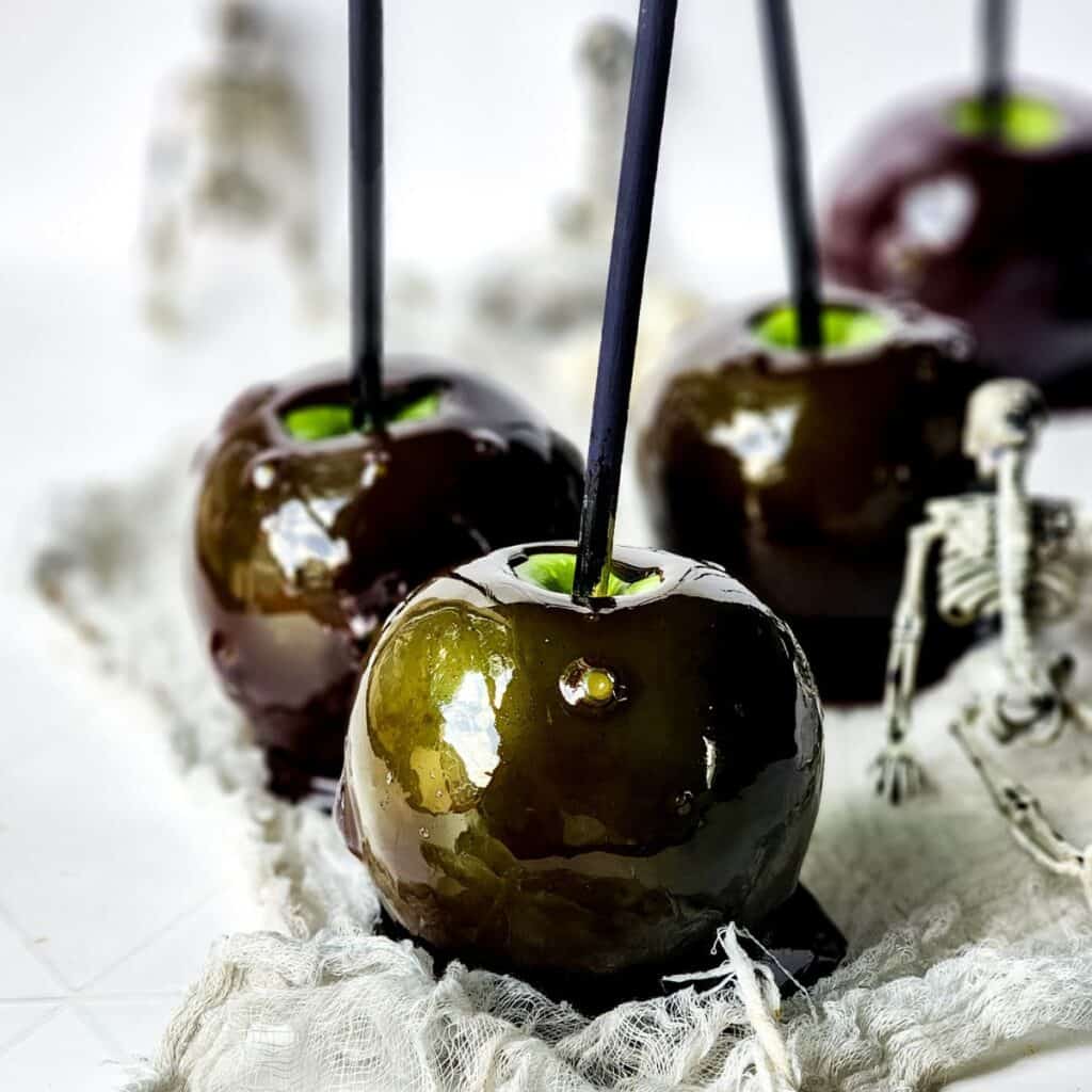 Halloween Poison Candy Apple Recipe - Everyday Eileen