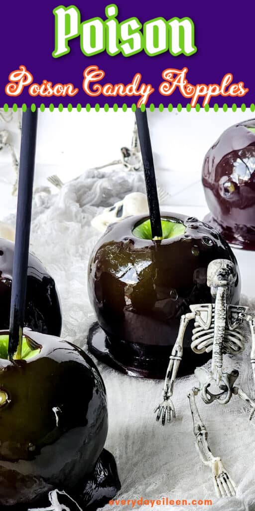 Halloween Poison Candy Apple Recipe - Everyday Eileen
