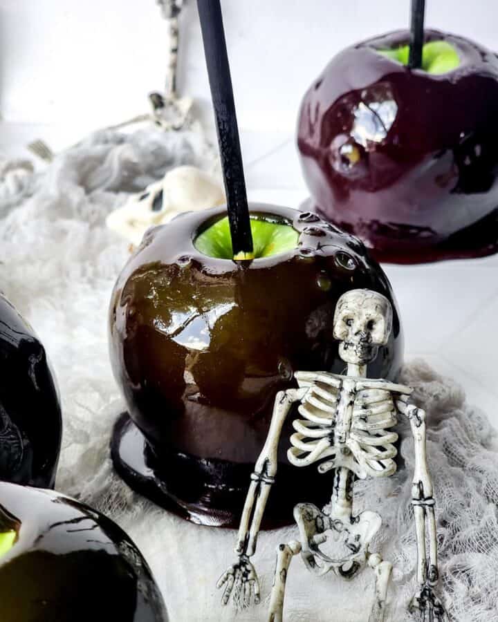 Halloween Poison Candy Apple Recipe - Everyday Eileen