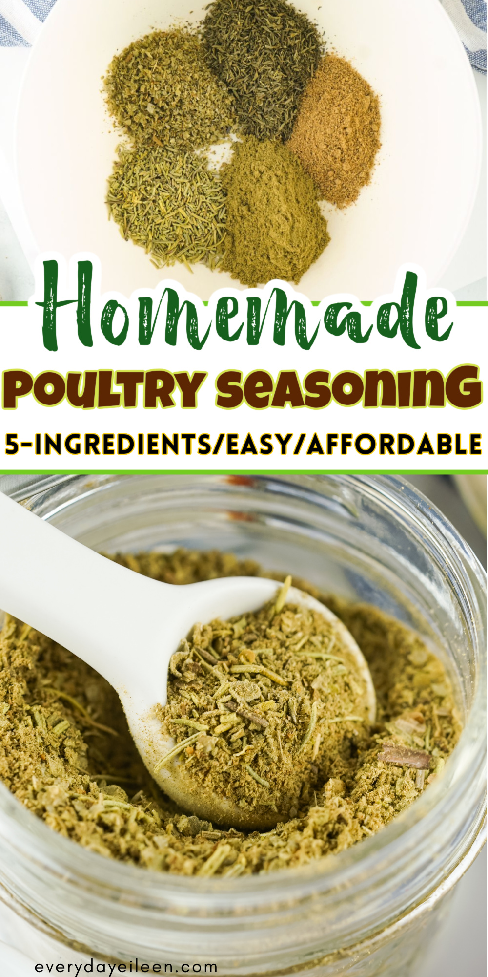 Homemade Poultry Seasoning Recipe - Everyday Eileen