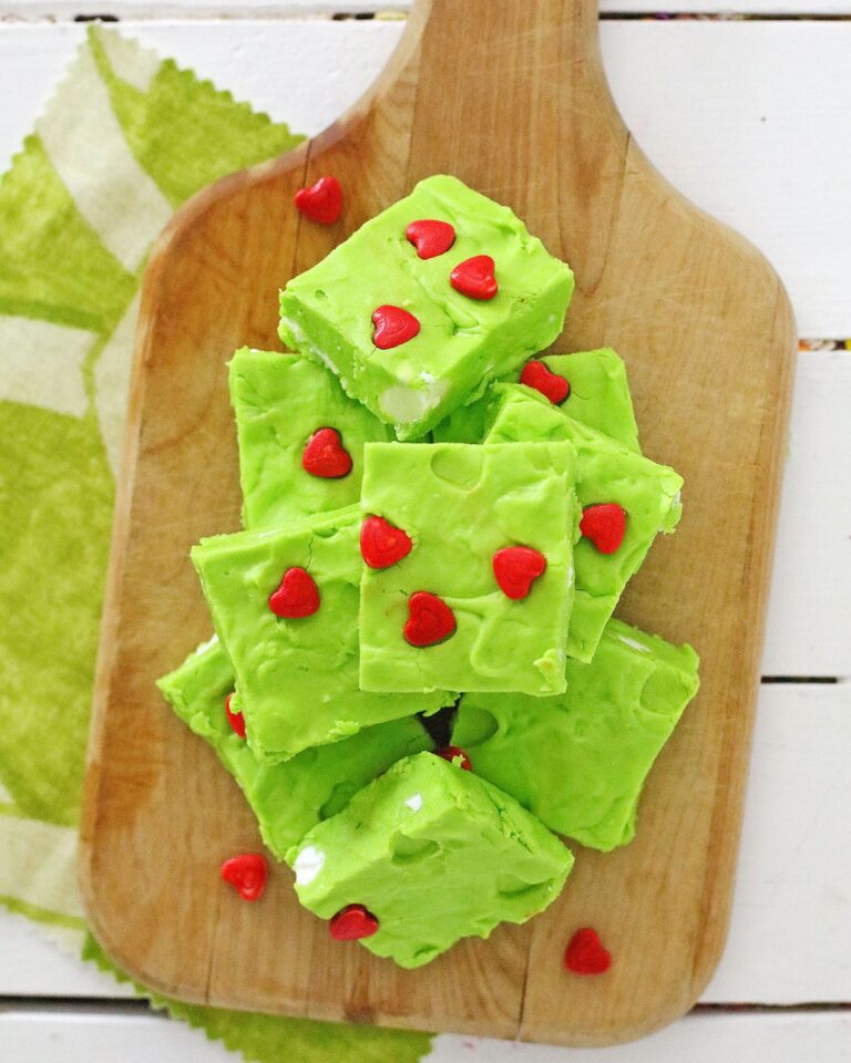 Grinch Fudge Recipe - Everyday Eileen