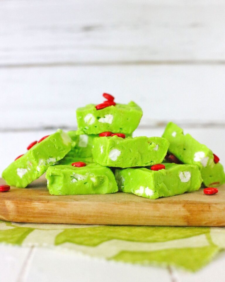 Grinch Fudge Recipe - Everyday Eileen