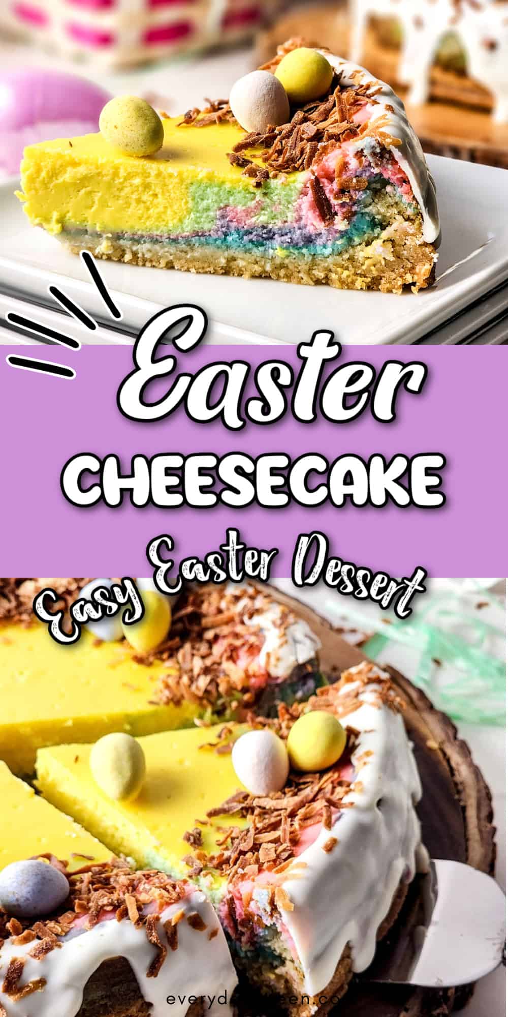 Easter Cheesecake Recipe - Everyday Eileen