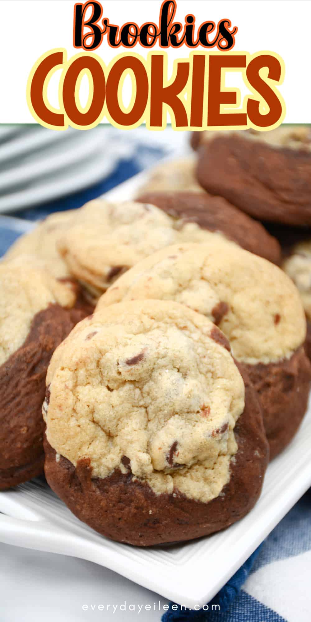 Brookie Cookies Recipe - Everyday Eileen