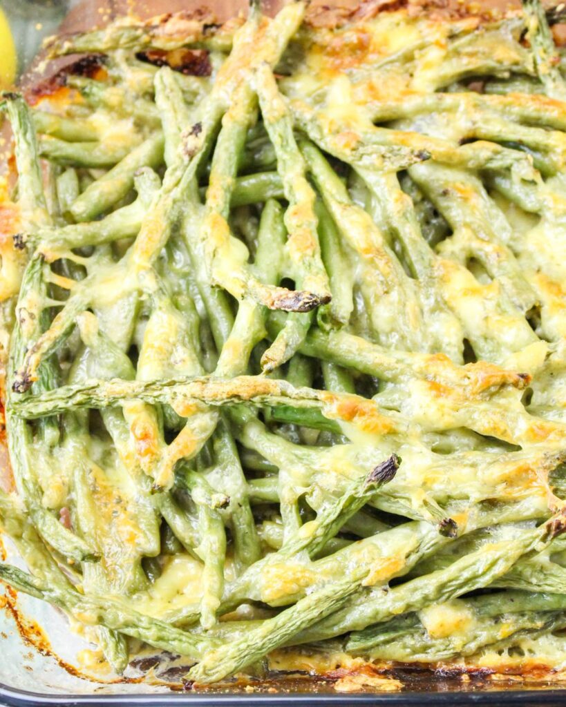 Cheesy Green Beans - Everyday Eileen