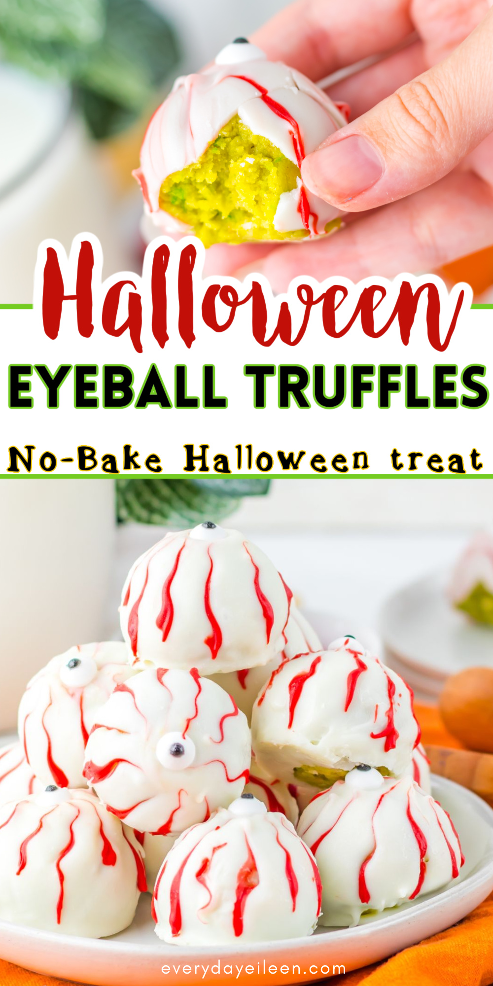 Halloween Eyeball Truffles Recipe - Everyday Eileen