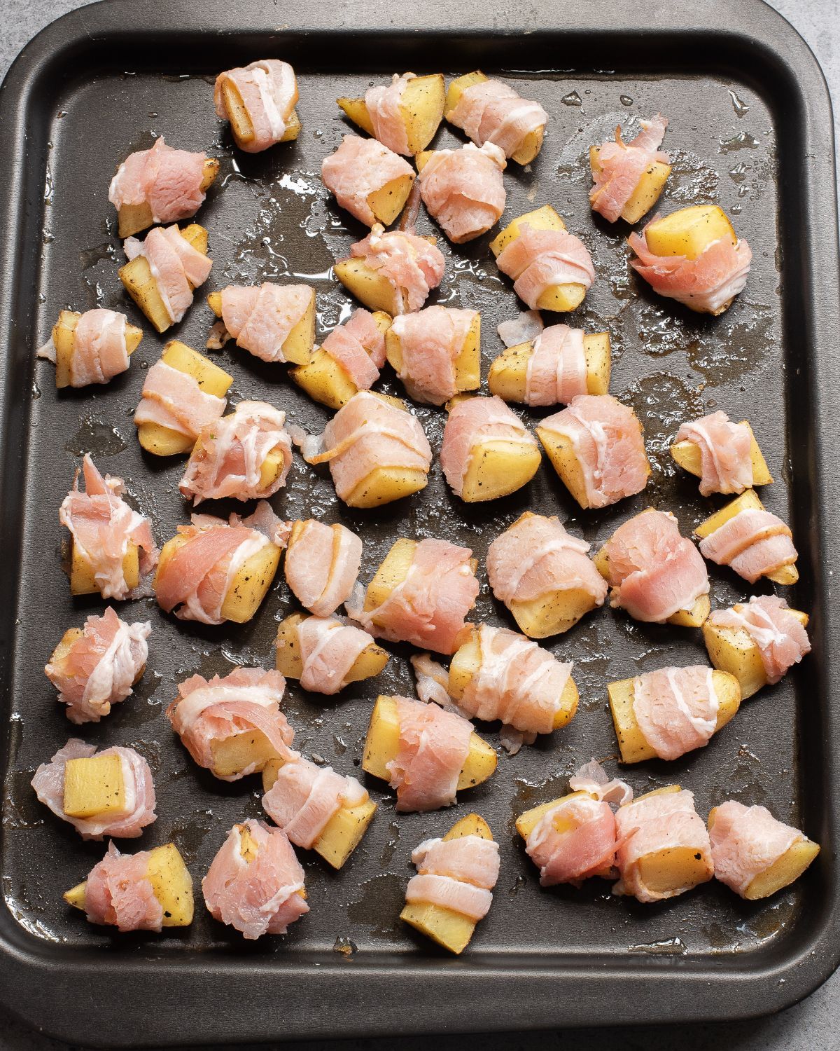 Bacon Wrapped Potatoes - Everyday Eileen