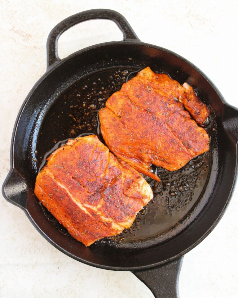 Blackened Salmon Tacos - Everyday Eileen