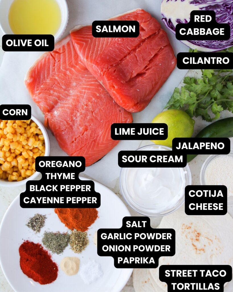 Blackened Salmon Tacos - Everyday Eileen