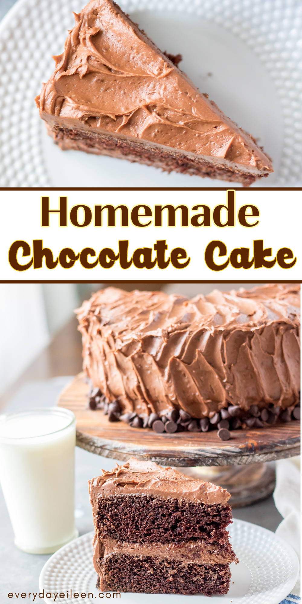 Classic Chocolate Cake Recipe - Everyday Eileen