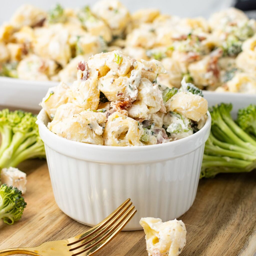 Bacon Ranch Tortellini Salad - Everyday Eileen